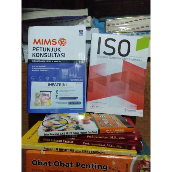 Jual Buku Paket Farmasi Mims Petunjuk Konsultasi Edisi 21 dan Buku ISO ...