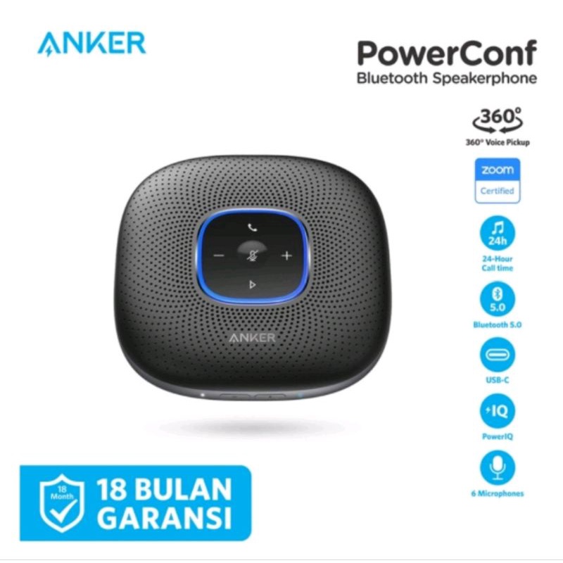 Jual ANKER PowerConf Bluetooth Speakerphone A3301 - Garansi Resmi ...