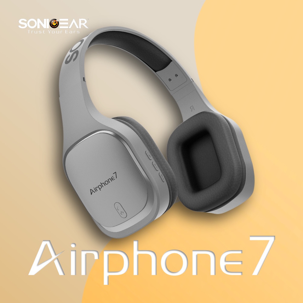 Jual Headphone Bluetooth Sonicgear Airphone 7 with Mic | Shopee Indonesia