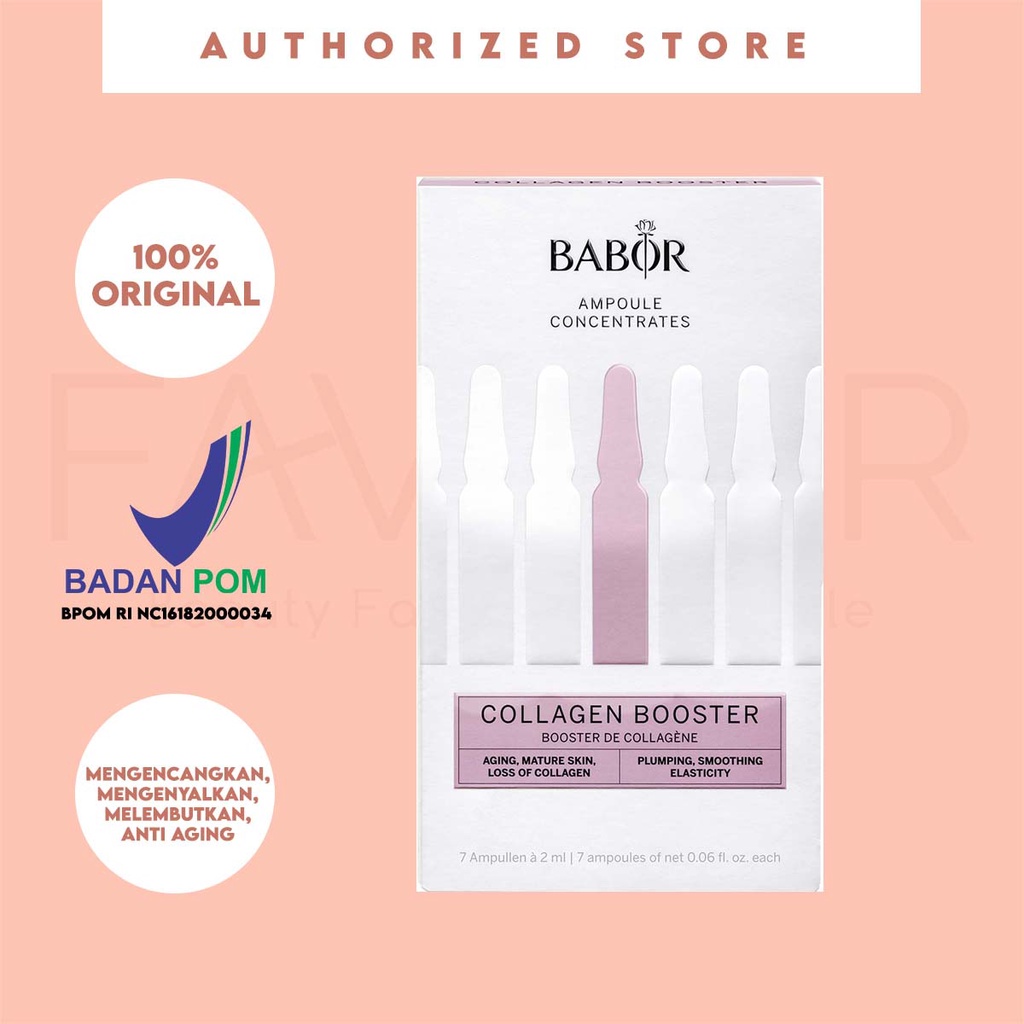 Jual Babor Lift & Firm Ampoule Concentrates Collagen Booster 2ml ...