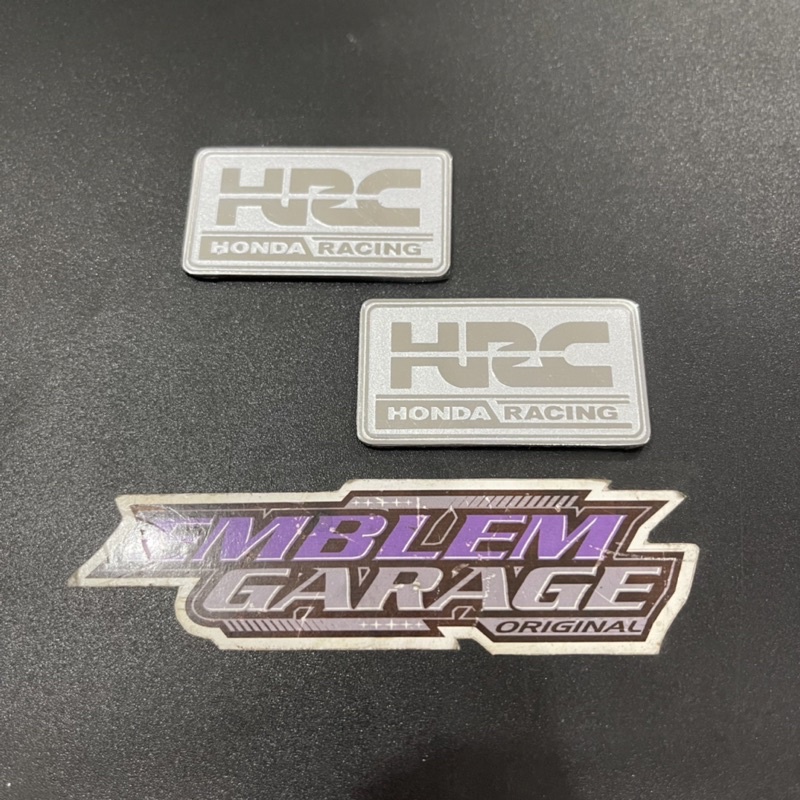 Jual Emblem Semsor HRC HONDA RACING Stainless | Shopee Indonesia