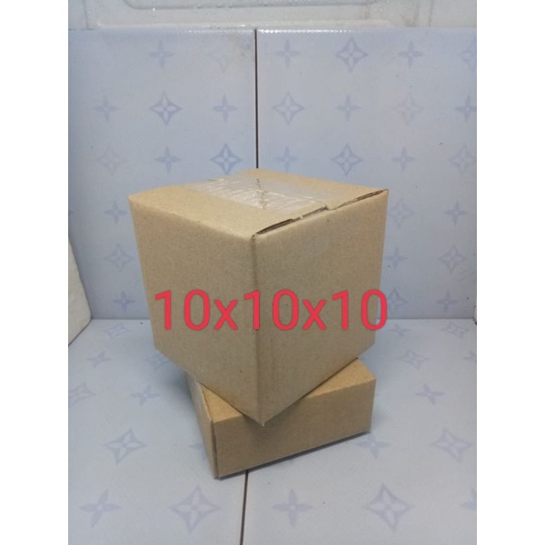 Jual kardus packing UK 10x10x10 kardus polos kardus mini | Shopee Indonesia
