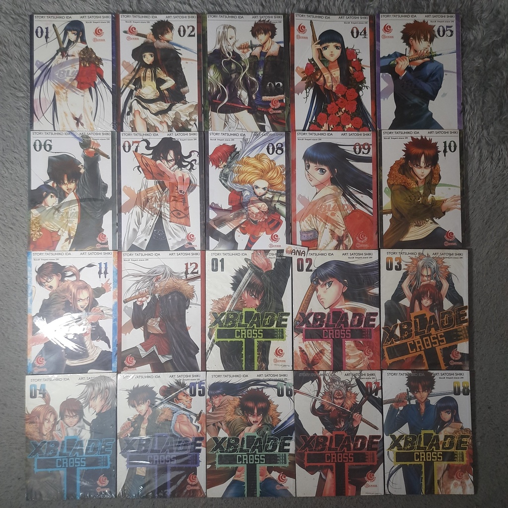 Jual Komik SET Xblade Series 20 Buku Tamat (Tatsuhiko Ida & Satoshi ...