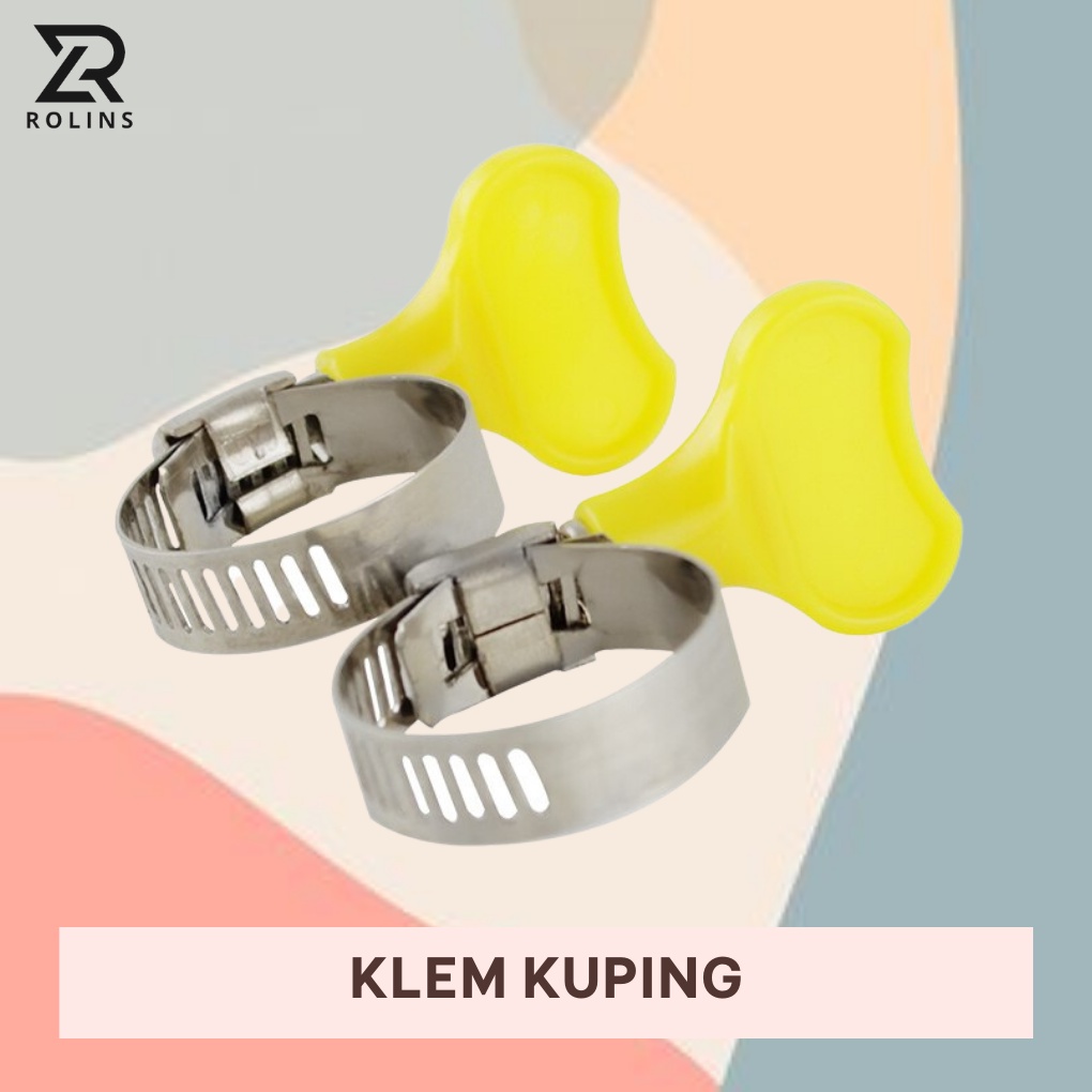 Jual KLEM KUPING SELANG GAS AIR RING STAINLESS Ukuran 1/2" 7/8" 3/4" 1 ...