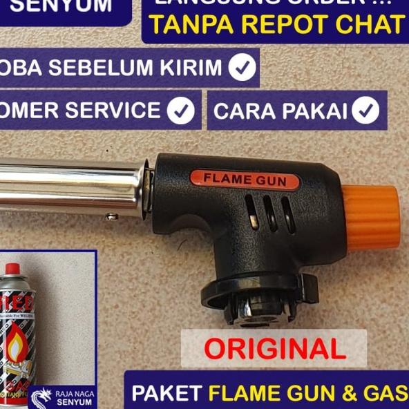 Jual Flame Gun Makanan Blow Torch Mentai Mozarella Gas Portable ...