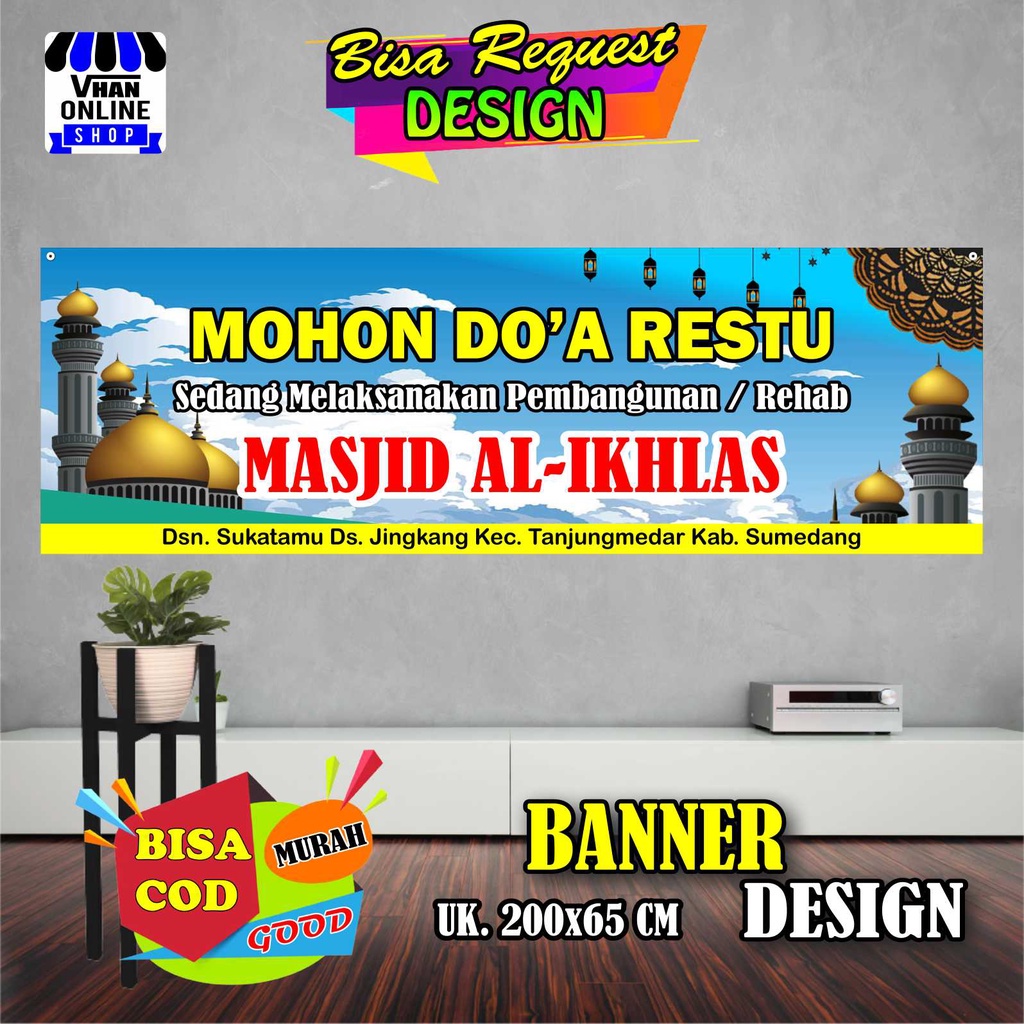 Jual Spanduk Banner Pembangunan, Spanduk Pajangan Outdoor, Keren Murah ...