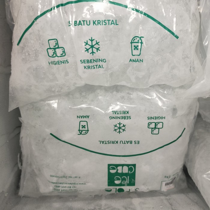Jual Maker Ice Cube Es Batu Kristal 2Kg | Shopee Indonesia