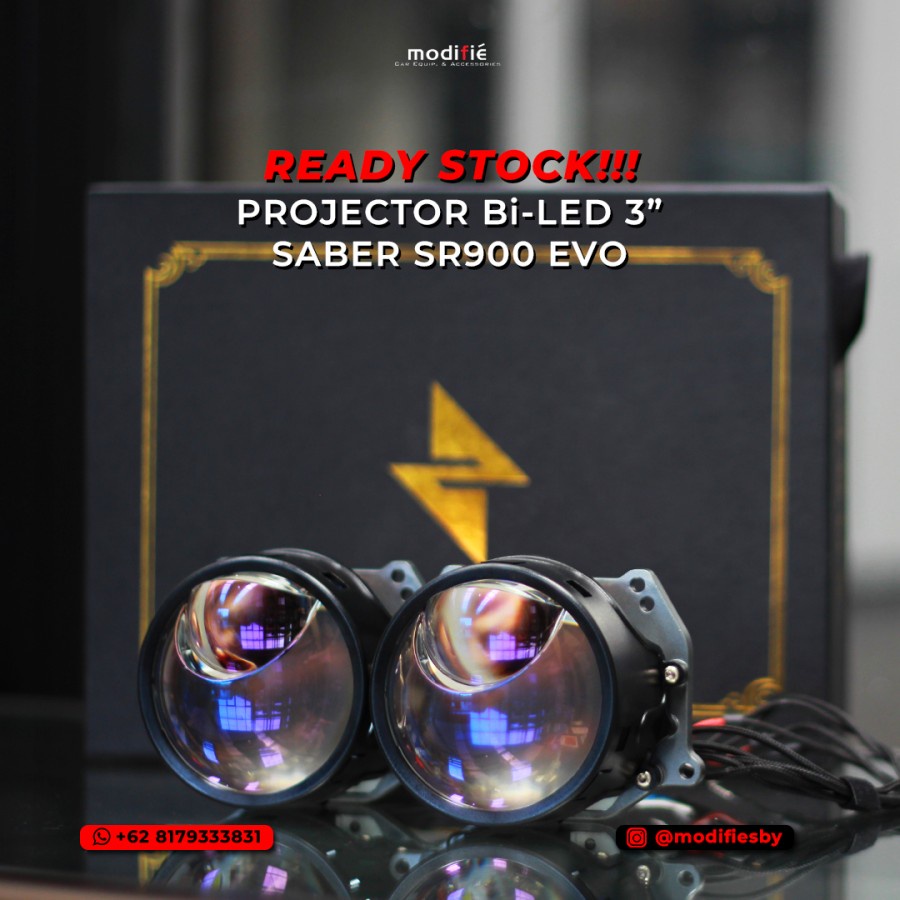 Jual Saber SR900 EVO Biled Laser Projector Headlamp 3" 3 INCH LED ...