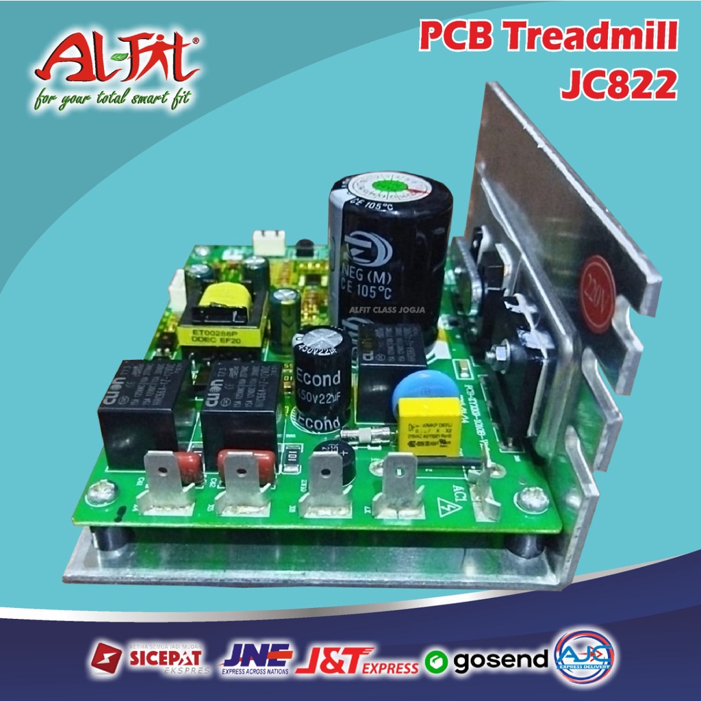 Jual MODUL TREADMILL JACO JC822 Spare Part PCB (PRINTED CIRCUIT BOARD ...