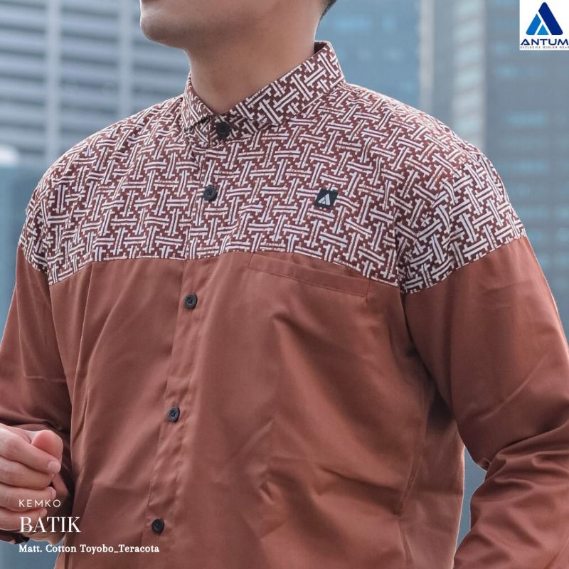 Jual KEMKO BATIK ORIGINAL BY ANTUM TERBARU / KEMEJA KOKO MODERN TOYOBO ...