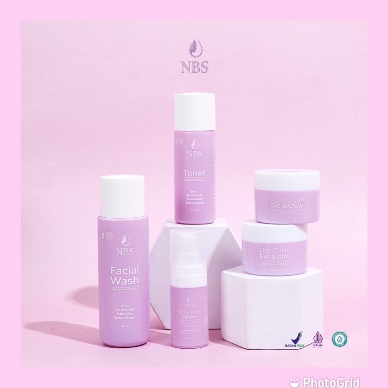 Jual PROMO !!! NBS SKINCARE EXTRA GLOW FORMULA BARU/NBS SKINCARE EXP ...