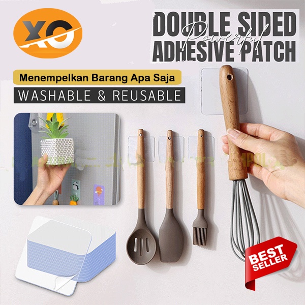 Jual Double Tape Papan Per 10 Pcs Super Kuat Doble Tip Transparant ...