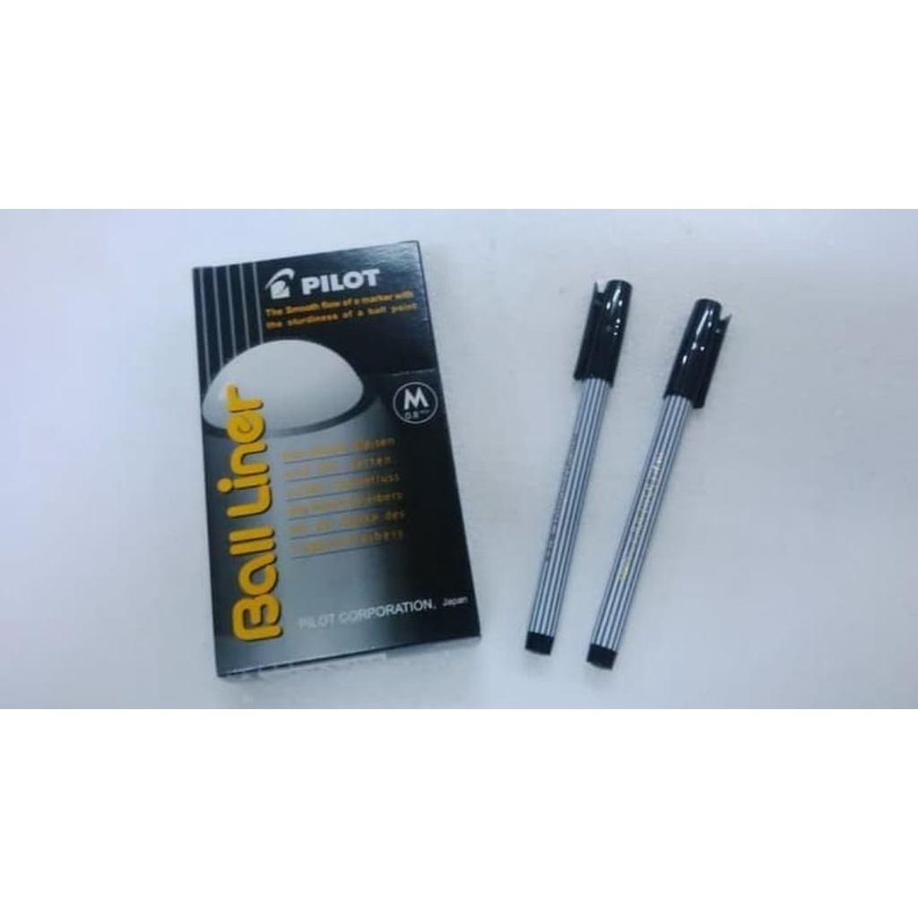Jual BALLPOINT PILOT BALLINER HITAM(1losin) | Shopee Indonesia