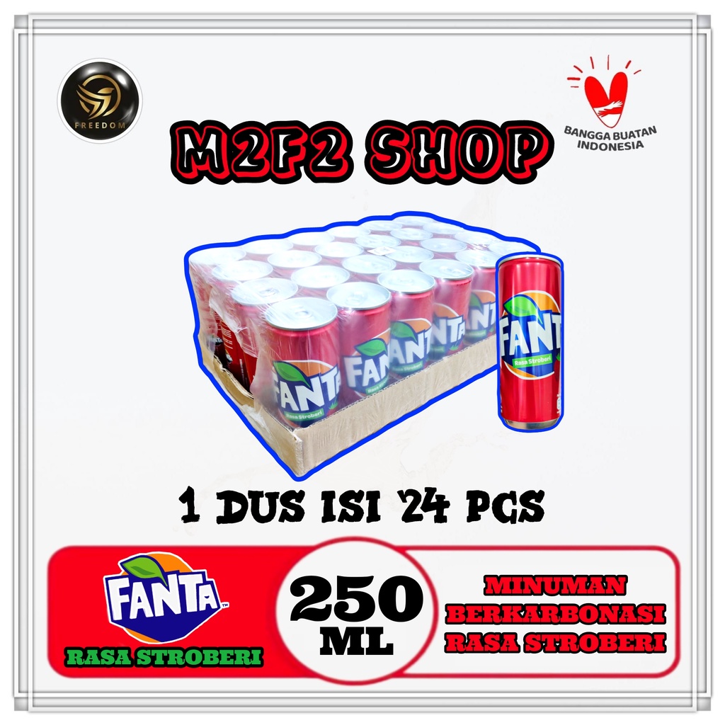 Jual Fanta Merah Minuman Bersoda Kaleng | Can - 330 ml (Kemasan Karton ...
