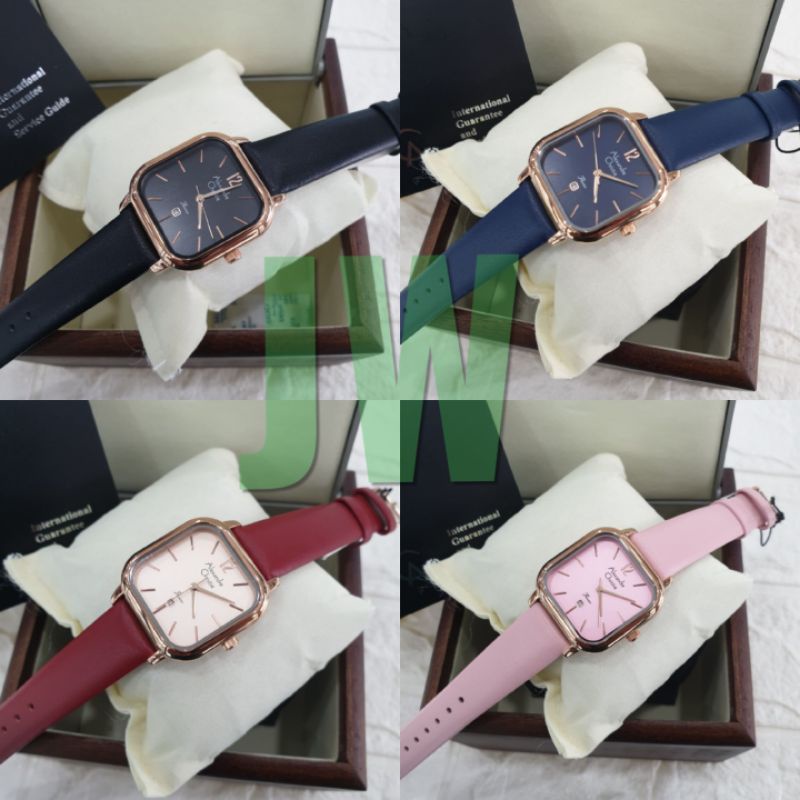Jual Jam Tangan Alexandre Christie 2A13 AC 2A13 Analog Tali Kulit Mesin ...