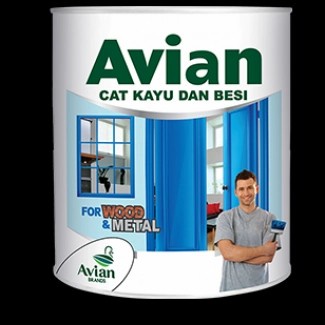 Jual CAT MINYAK AVIAN 1KG (WARNA HITAM/PUTIH) - SuperBlack Matt ...