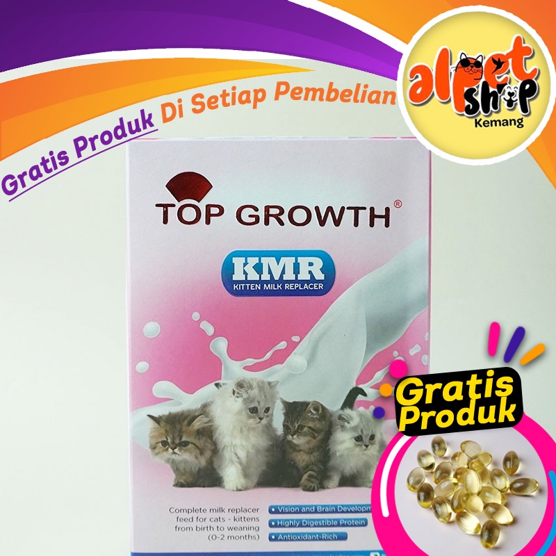 Jual Susu Anak Kucing Top Growth Kitten 250gr Kitten Milk Replacer ...