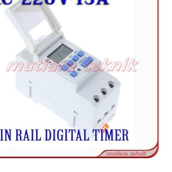 Jual Digital Programmable Timer Switch Din Rail Model MCB | Shopee ...