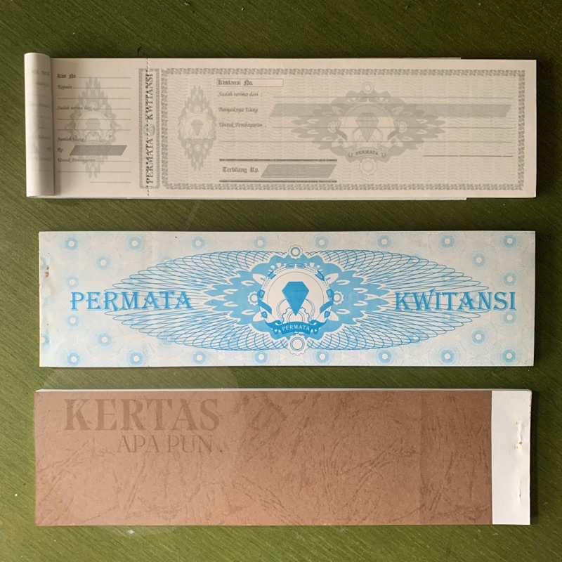 Jual Buku Kwitansi Besar Permata model Jadul Lama 100 lembar | Shopee ...