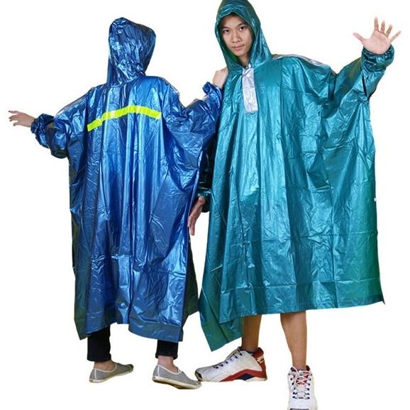 Jual Elmondo Funtastic Jas Hujan Mantel Ponco Lengan Karet PVC Tebal ...