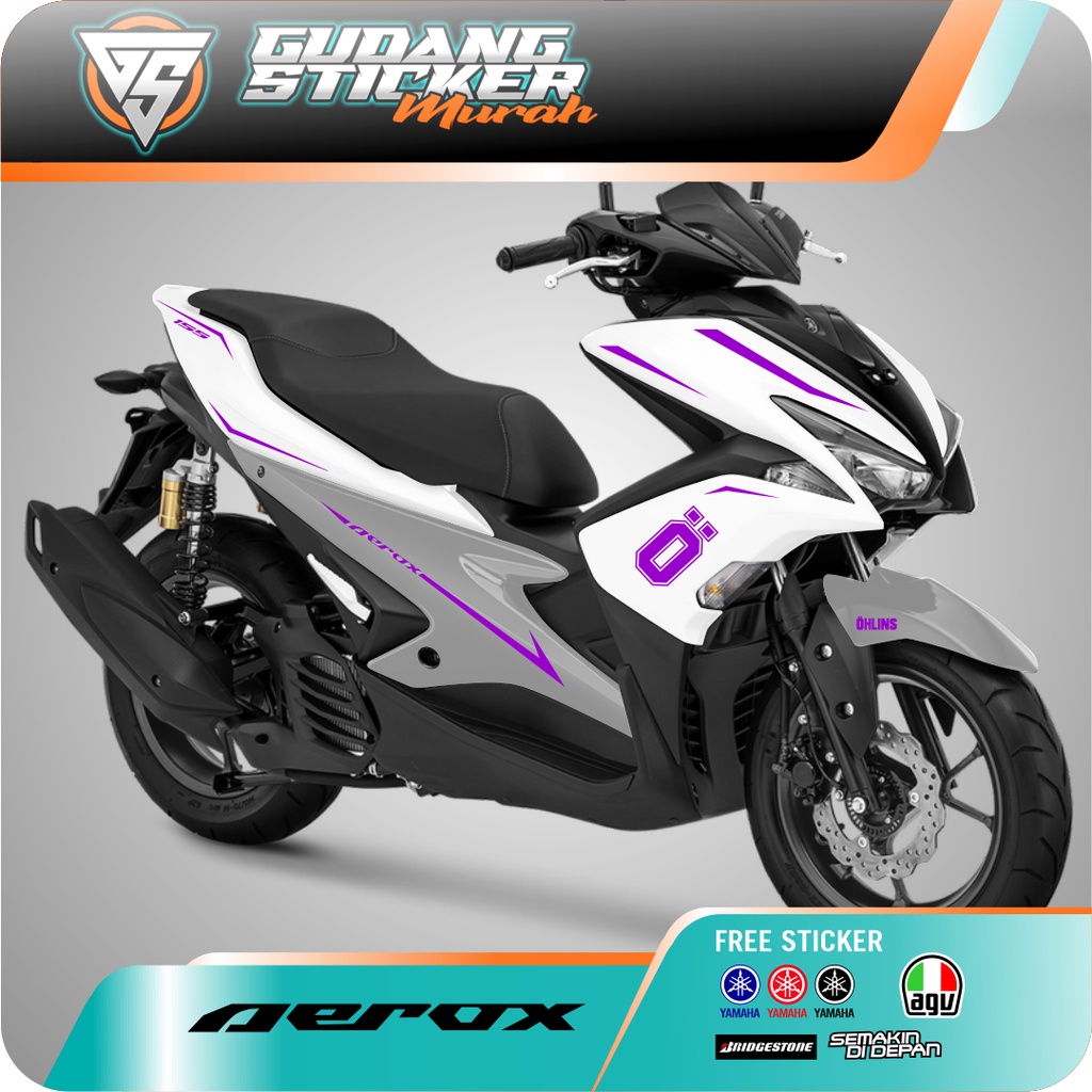 Jual STRIPING CUTTING YAMAHA AEROX LAMA 2018 KEBAWAH EDISI OHLINS ...