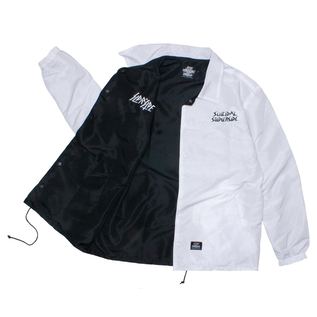 Jual Soldierside Coach Jacket Hitam 2in1 Style "Legendss" Putih 155 ...
