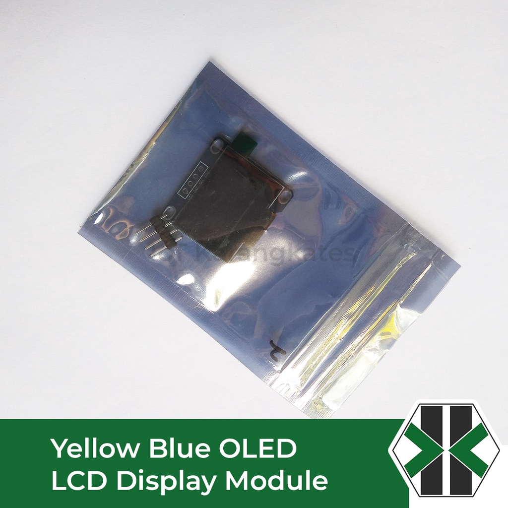 Jual YELLOW BLUE 0.96 I2C 128X64 OLED LCD DISPLAY MODULE | Shopee Indonesia