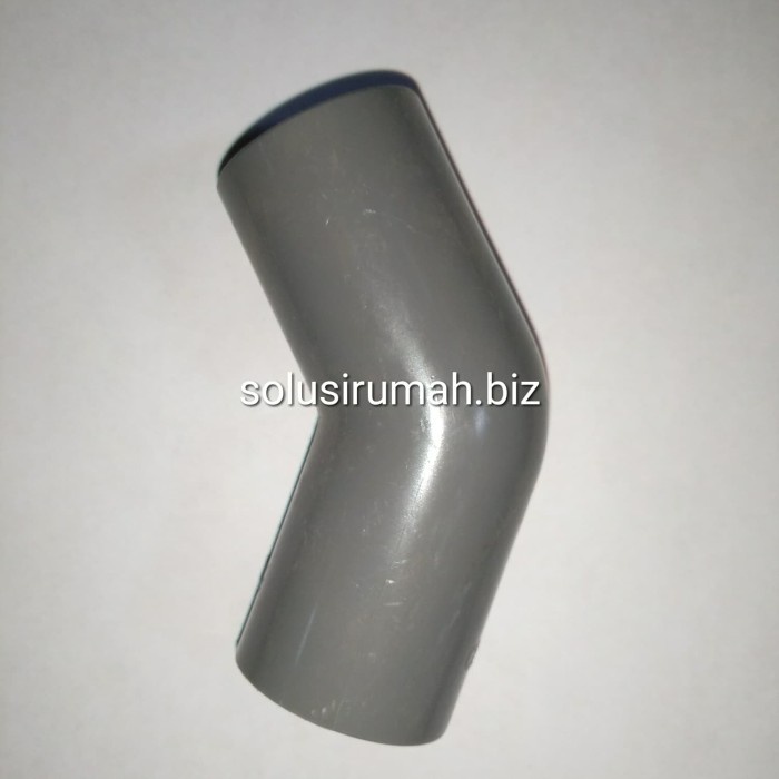 Jual knee 45 derajat 3/4 elbow 3-4 keni 3per4 knie L pipa super 45d aw pvc | Shopee Indonesia