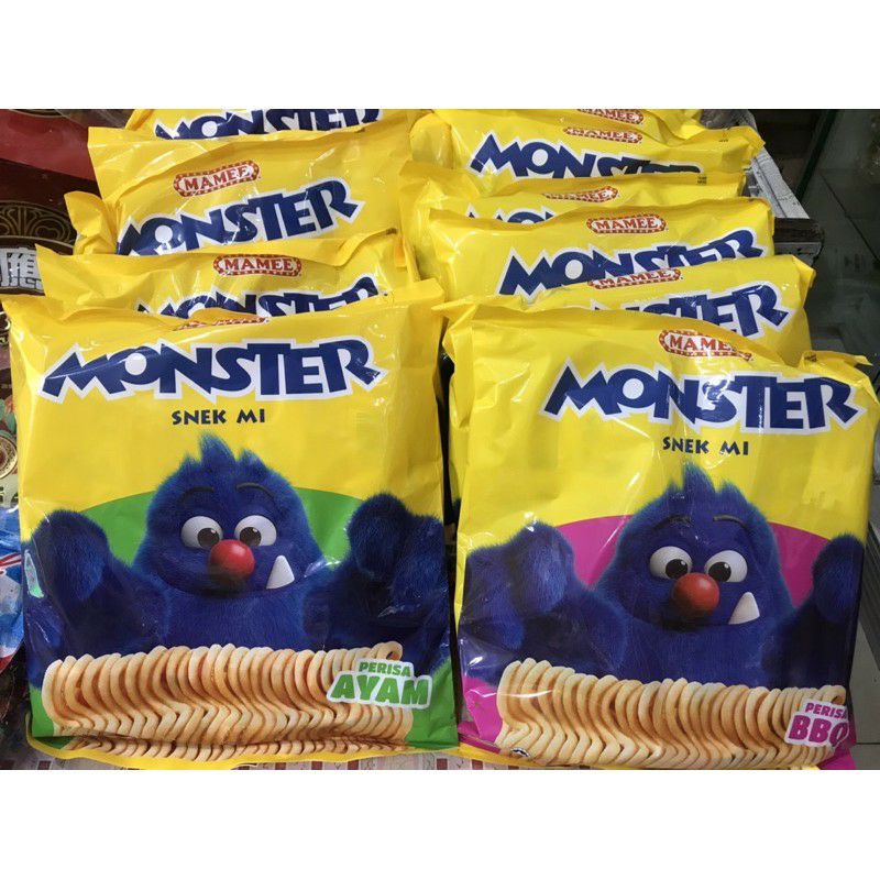 Jual SNACK MAMEE MONSTER 1pack 10bks, SNACK MIE MAMI MALAYSIA , CHICKEN ...