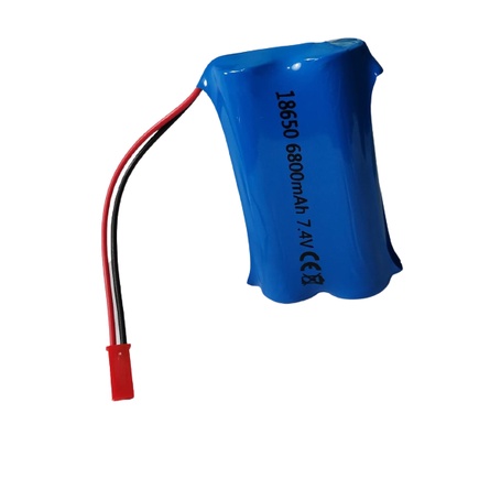 Jual Battery Baterai RC Batre Speaker 2x Li-ion 18650 6800mAh 2S 7 ...