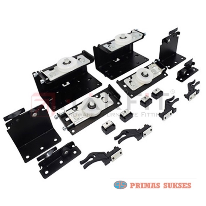 Jual SET RODA YIMING 2 Pintu Lemari Geser Sliding Gantung | Shopee Indonesia