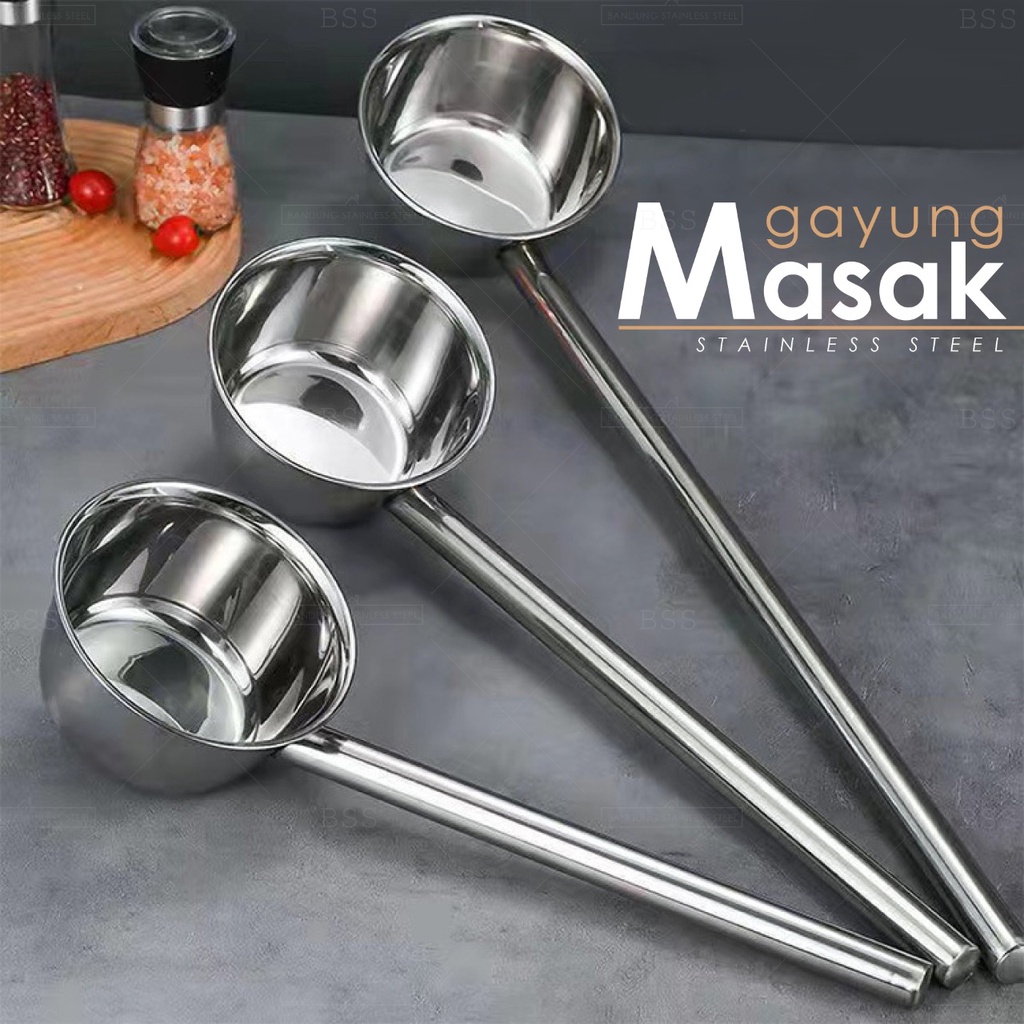 Jual Gayung Panci Masak Air Kuah Stainless Water Pot Gagang Panjang ...