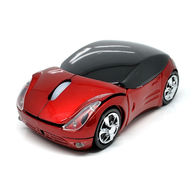 Jual MOUSE BENTUK MOBIL UNIK WIRELESS OPTICAL WARNA MERAH i3142 ...