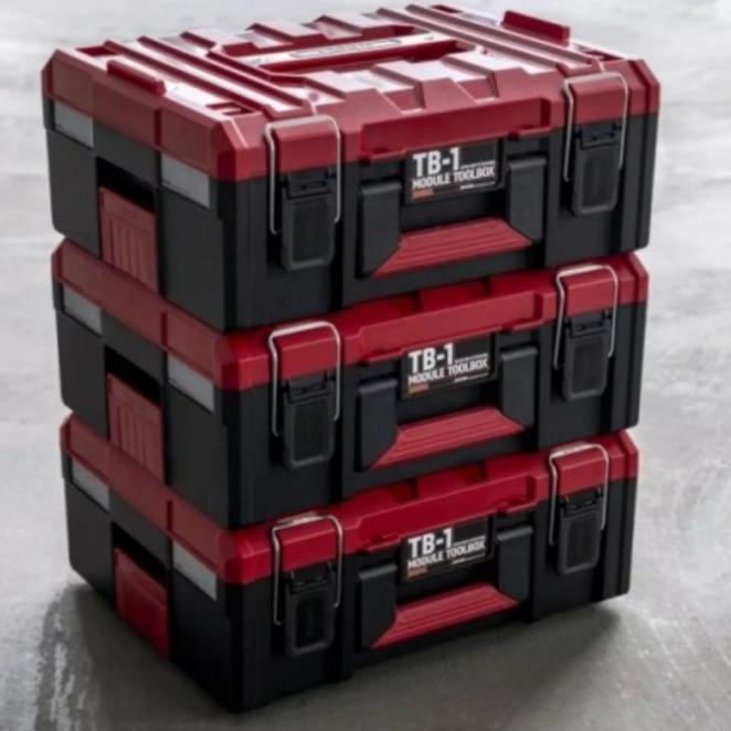 Jual Tool Box Tb-1 Shuter 15L Stackable Tool Box With 1 Tray And Metal Lock | Shopee Indonesia