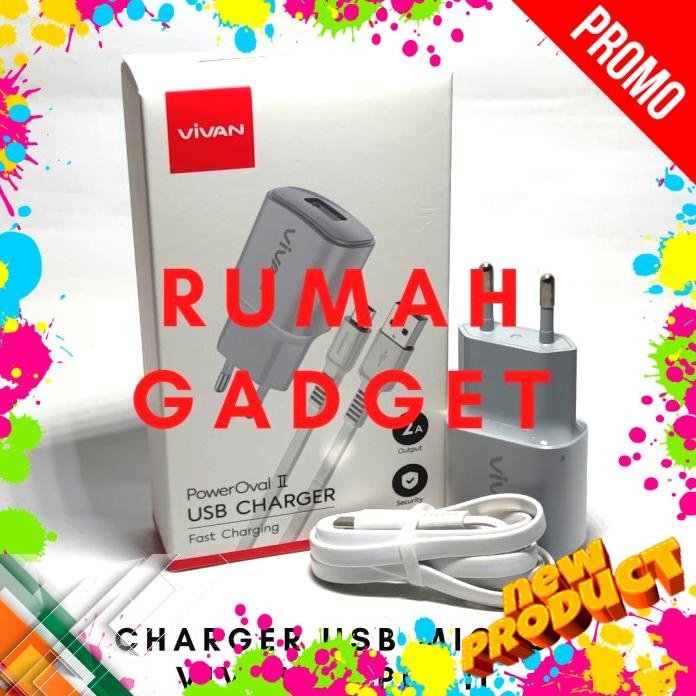 Jual Charger Adaptor Usb Type C/Micro Vivan Super Ii | Shopee Indonesia