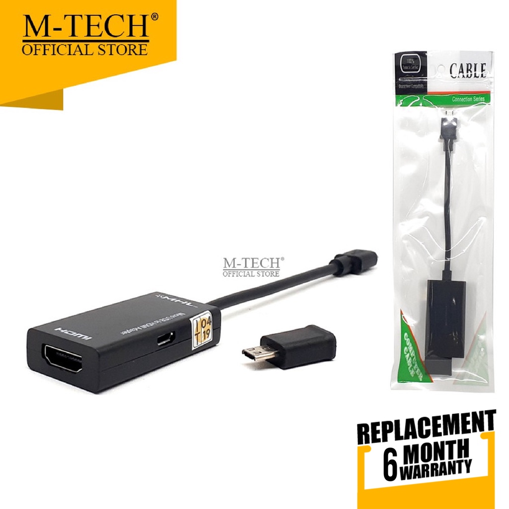 Jual Kabel MHL Micro USB to HDMI + 11P MHL Converter | Shopee Indonesia