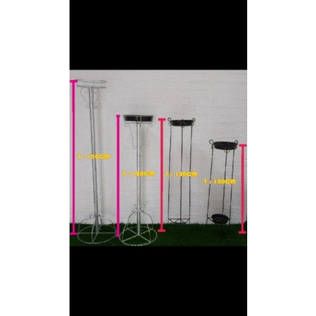 Jual Jual Besi Standing Rangkaian Bunga Pot Besi Standing Besi | Shopee ...