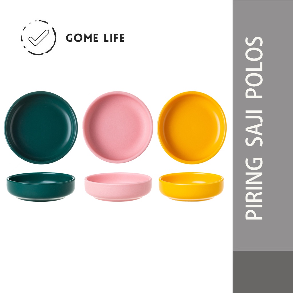 Jual Piring Saus Bulat / Piring Saus Unik Dan Lucu / Piring Saus ...