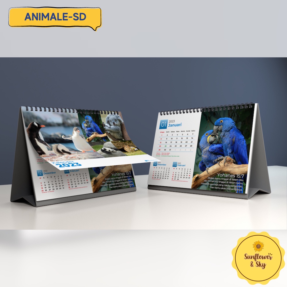 Jual ANEKA Kalender Meja 2023 Ayat Alkitab Kristen Desk Calendar ...