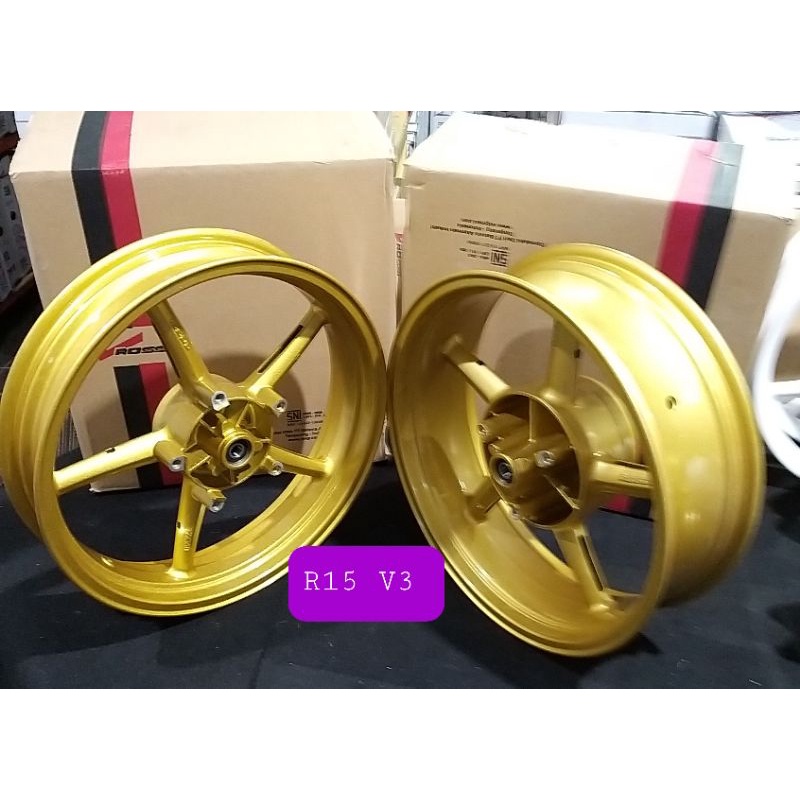 Jual Velg Rc VRossii Sanca R15 V3 17-350/500 (Gold) | Shopee Indonesia