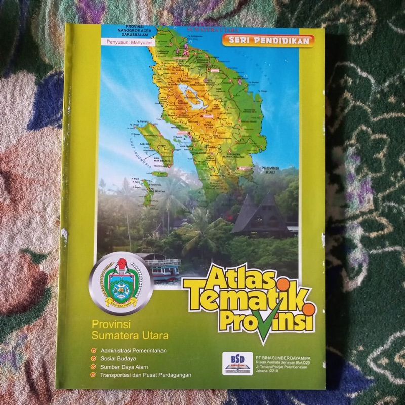 Jual ORIGINAL BUKU PETA ATLAS TEMATIK PROVINSI SUMATERA UTARA | Shopee Indonesia