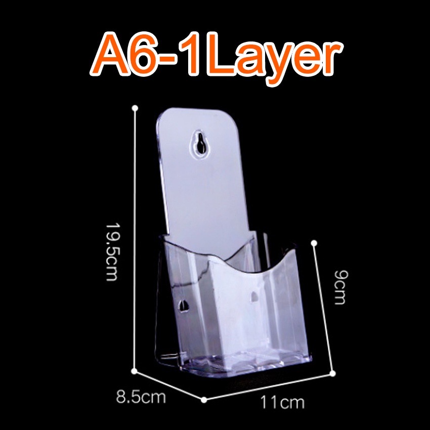 Jual 3Susun Acrylic Tempat Brosur A4/A5/A6 Akrilik Standing Brosur ...