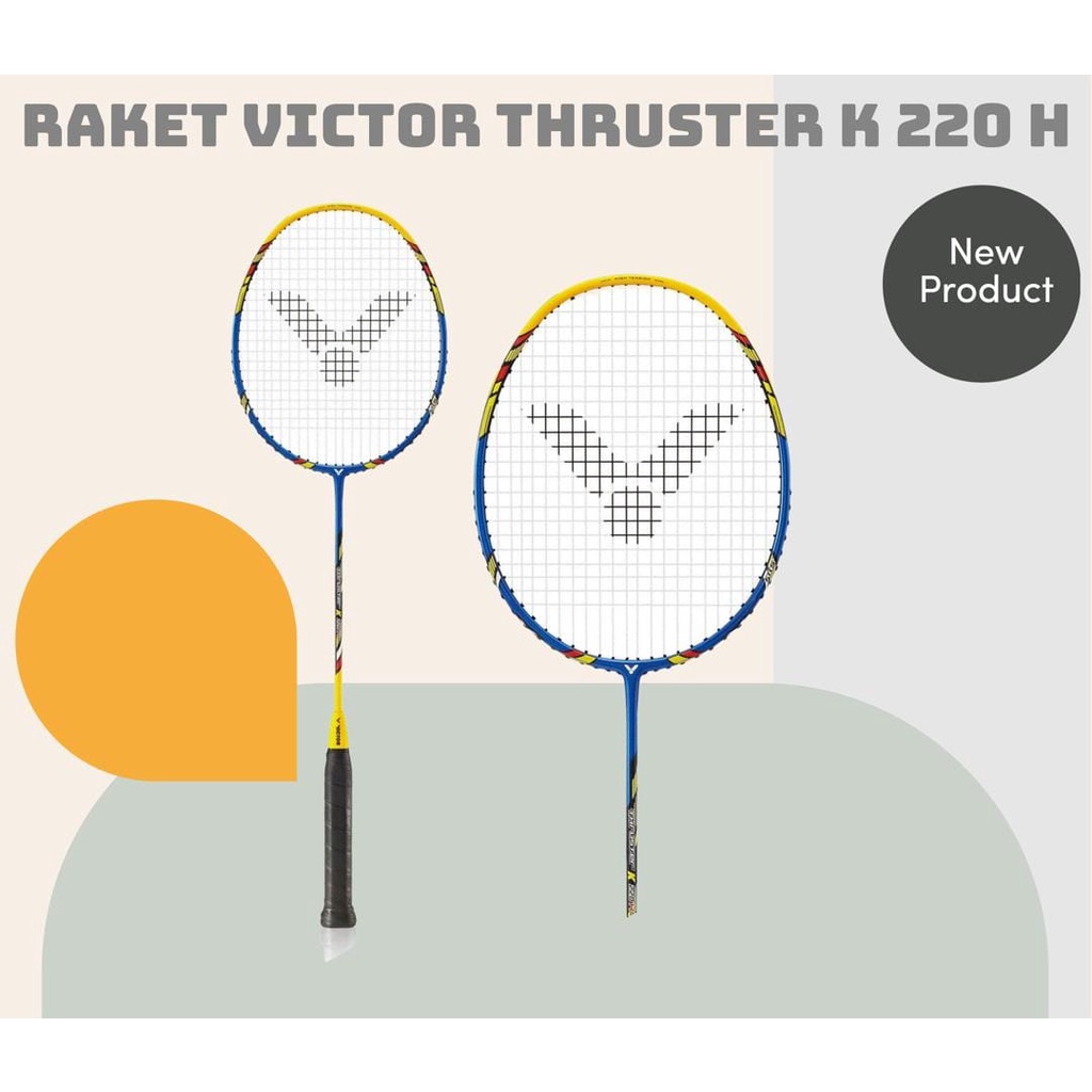 Jual Raket Badminton Victor Thruster K 220 H Original Raket Victor ...