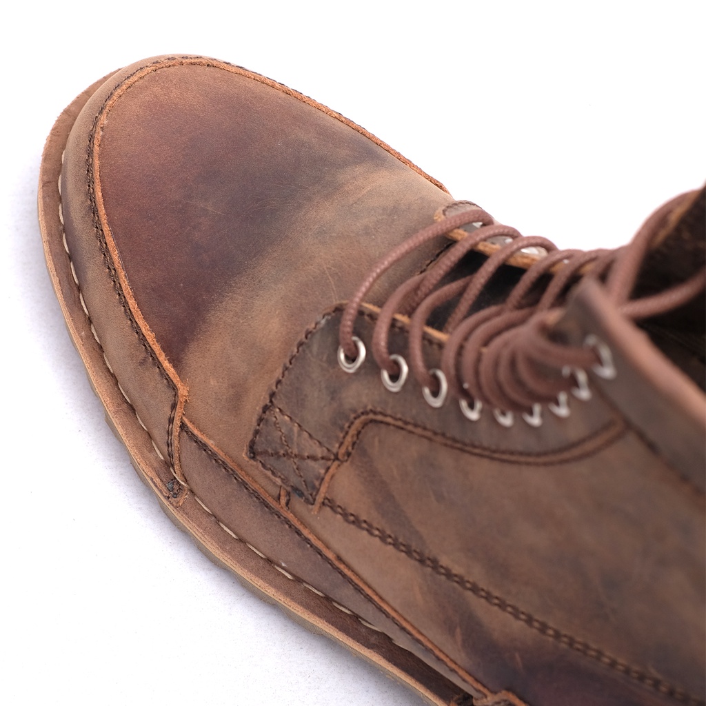 Jual Kratos Aztec Tan - Sepatu Boots Kulit Crazy Horse Pria Rugged ...