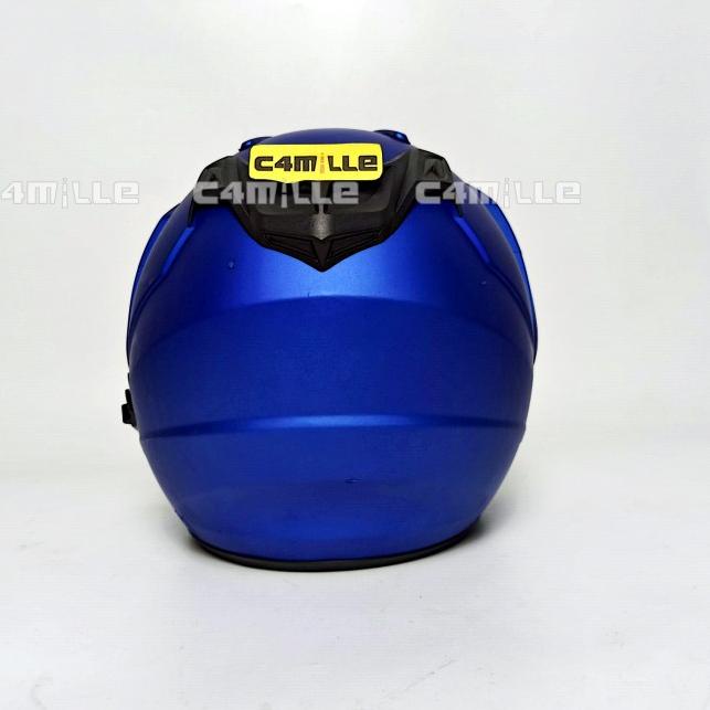 Jual HELM DUKE SOLID BLUE DOFF DOUBLE VISOR HALF FACE MURAH SNI ...