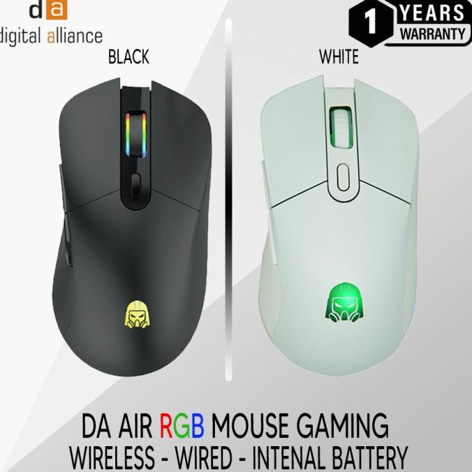 Jual Digital Alliance Da Air Rgb Mouse Gaming Wireless | Shopee Indonesia