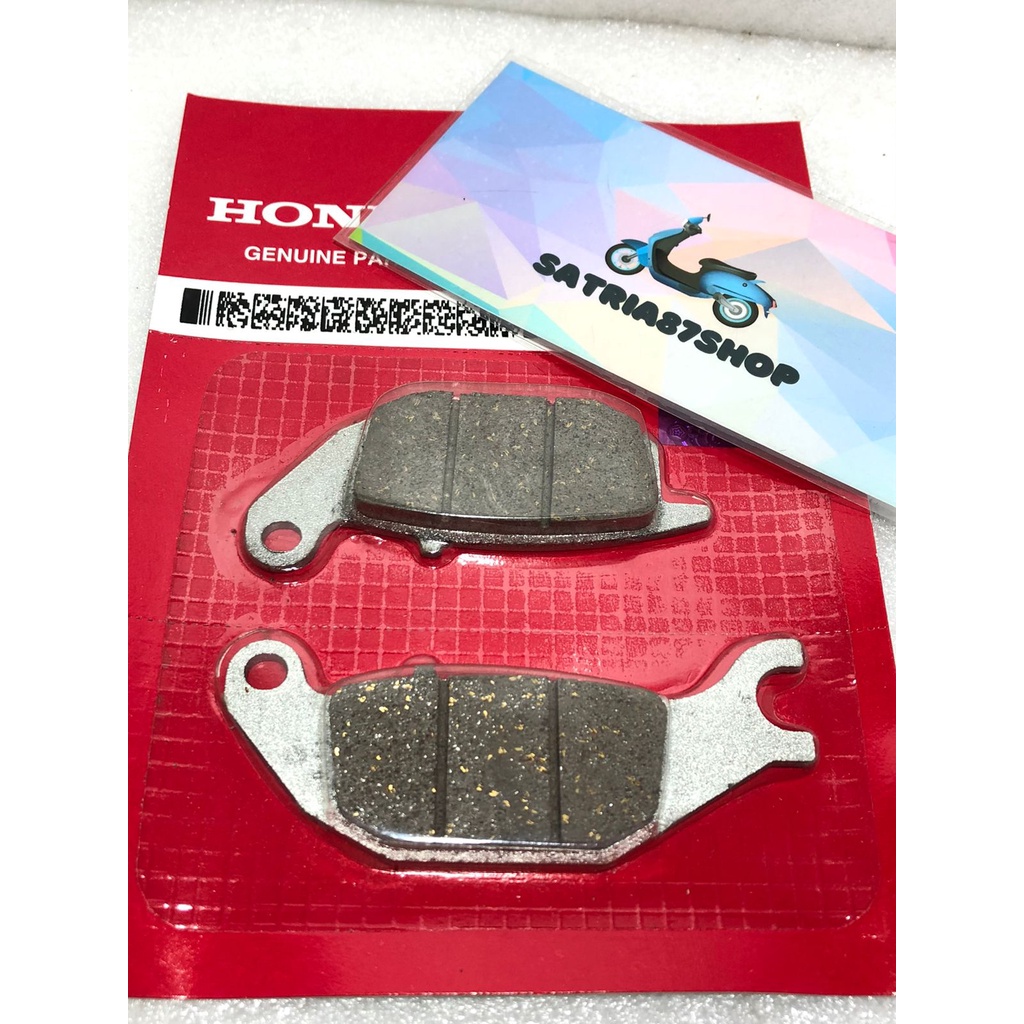 Jual KAMPAS REM CAKRAM BELAKANG DISK DISC CAKRAM PAD SET SUPRA X 125 MEGAPRO VERZA ORIGINAL AHM ...