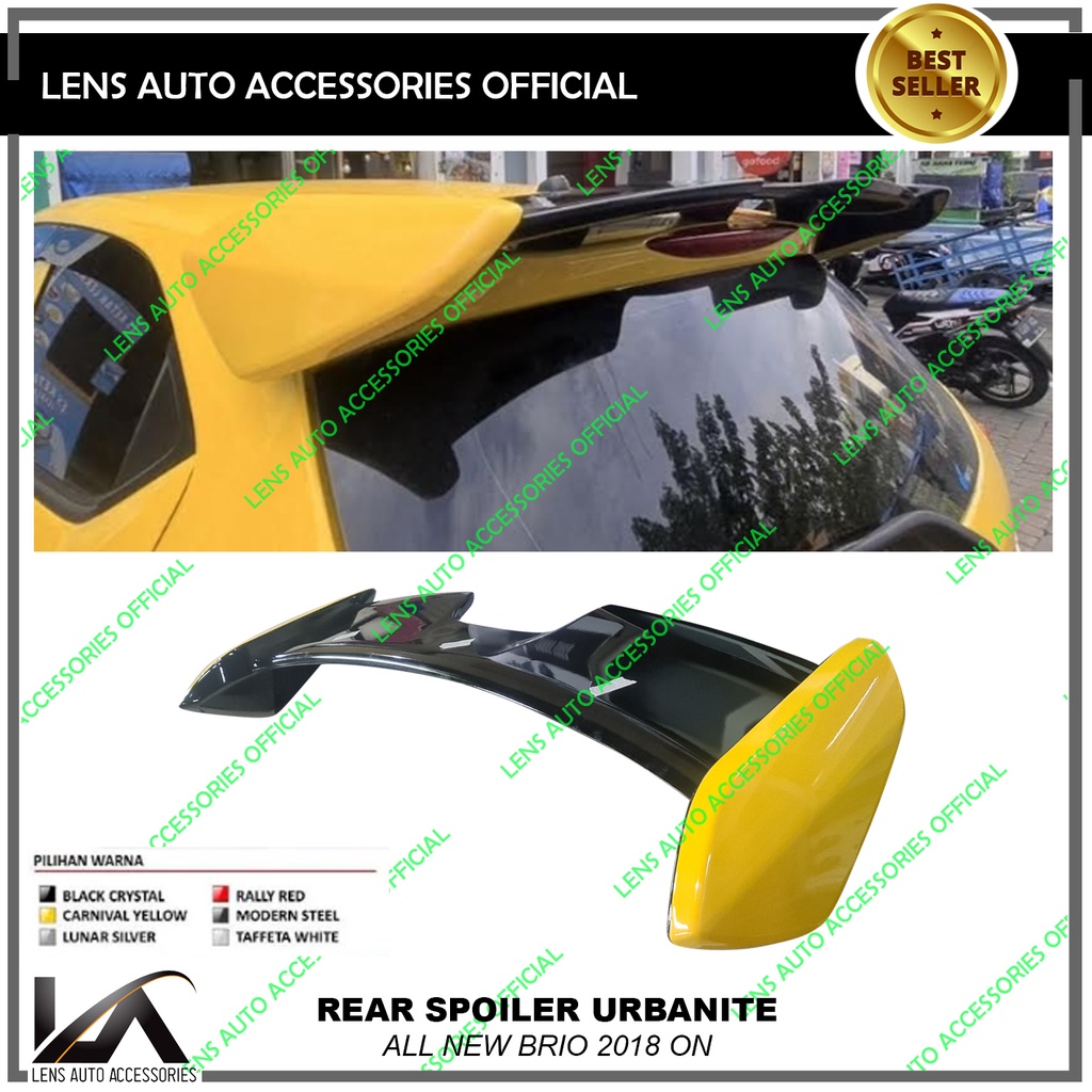 Jual SPOILER ALL NEW BRIO URBANITE - REAR SPOILER URBANITE ALL NEW BRIO ...