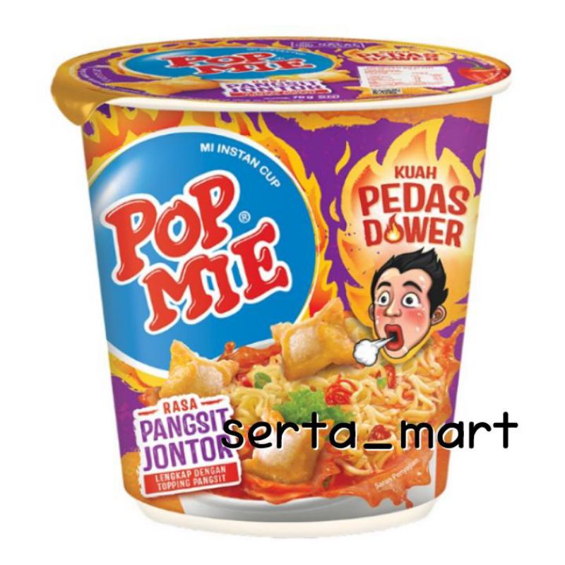 Jual Pop Mie Mi Instan Cup Kuah / Goreng 75gr - Pop Mie Mini 38gr Soto ...