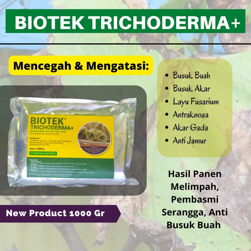 Jual BIOTEK TRICODERMA Fungisida Trichoderma 1 KG, Insektisida Obat ...